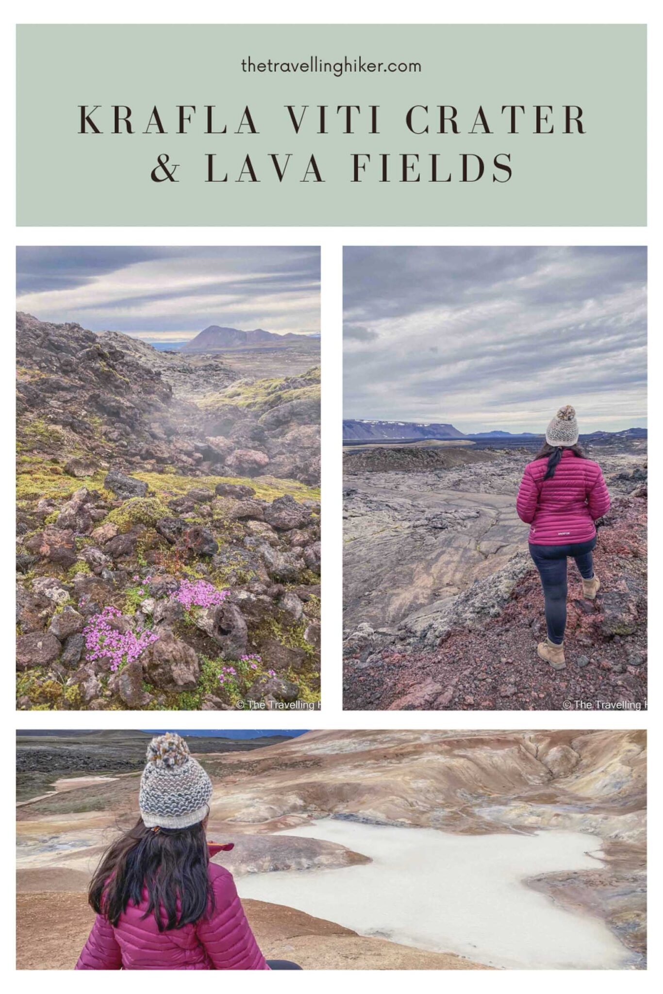 Krafla Viti crater and lava fields hike - The Travelling Hiker