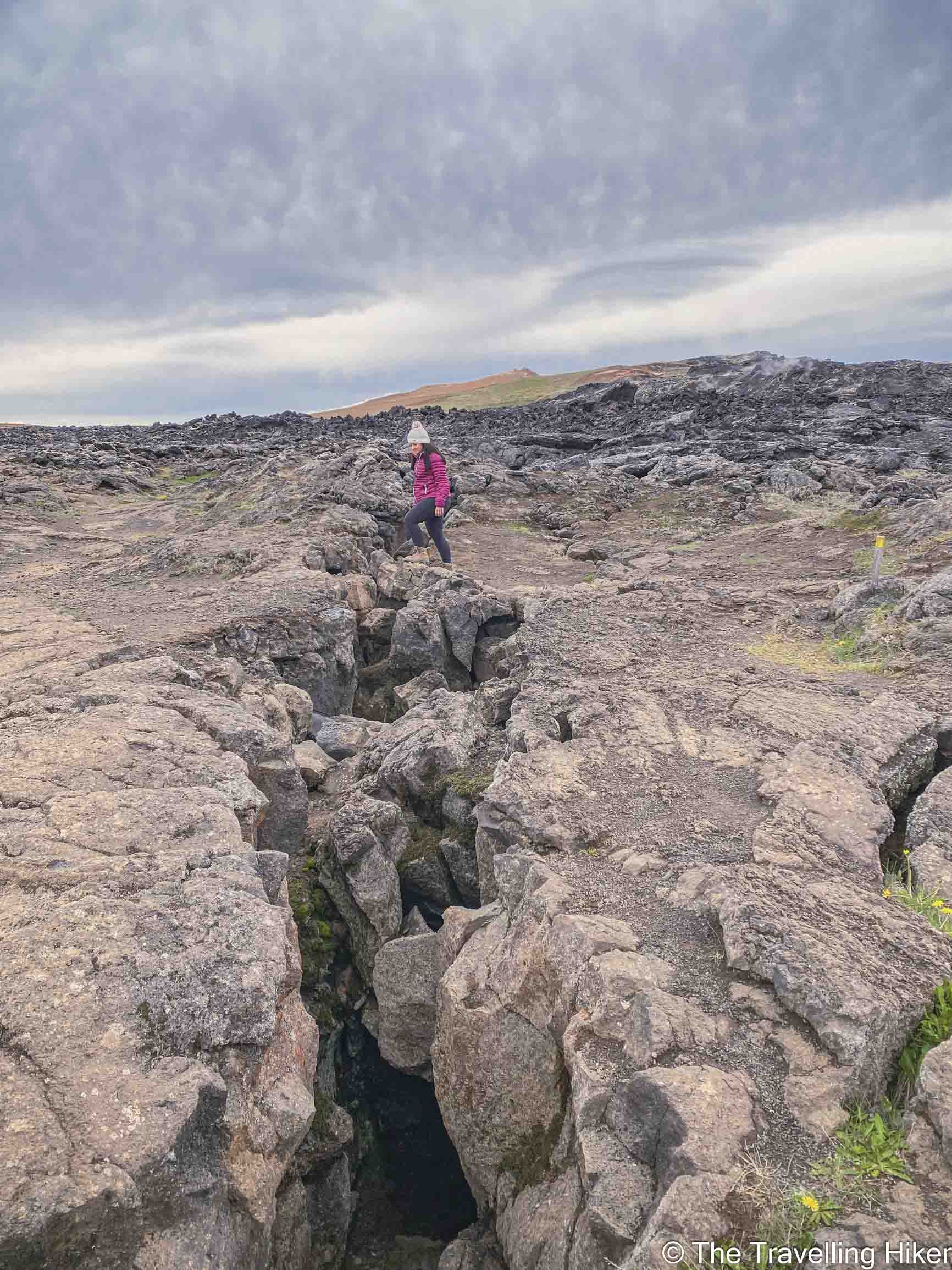 Krafla Viti crater and lava fields hike - The Travelling Hiker